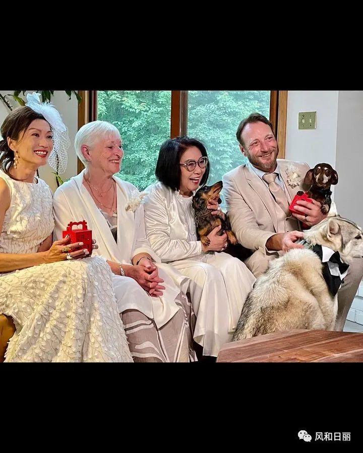 48-year-old daughter married for the third time, Li Siqi came to the ...