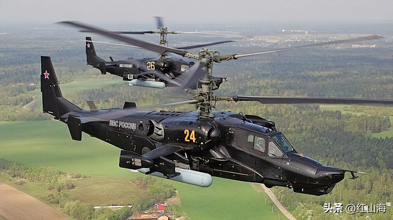 Technical characteristics of the tailless rotor helicopter Kamov Ka-52 ...