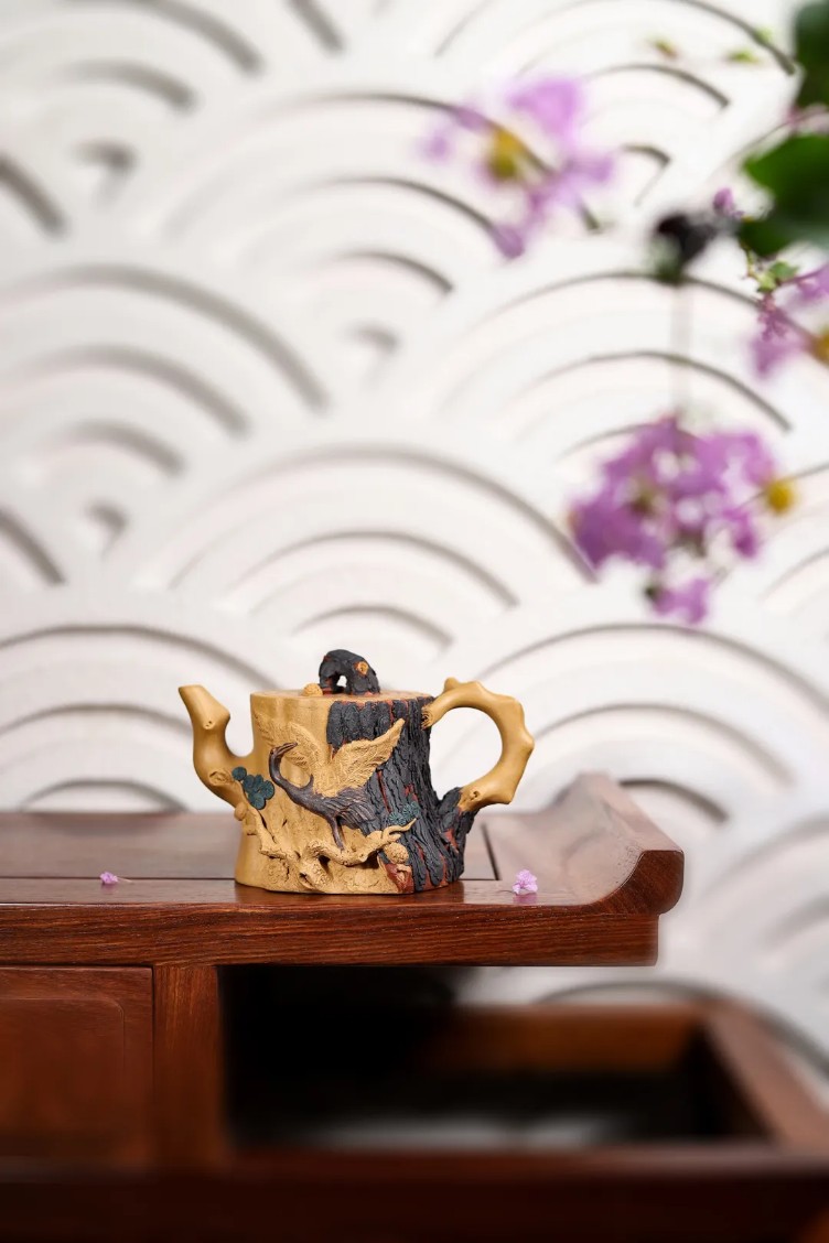 Inheriting Jiang Rong's flower utensils and giving the ancient pine a ...