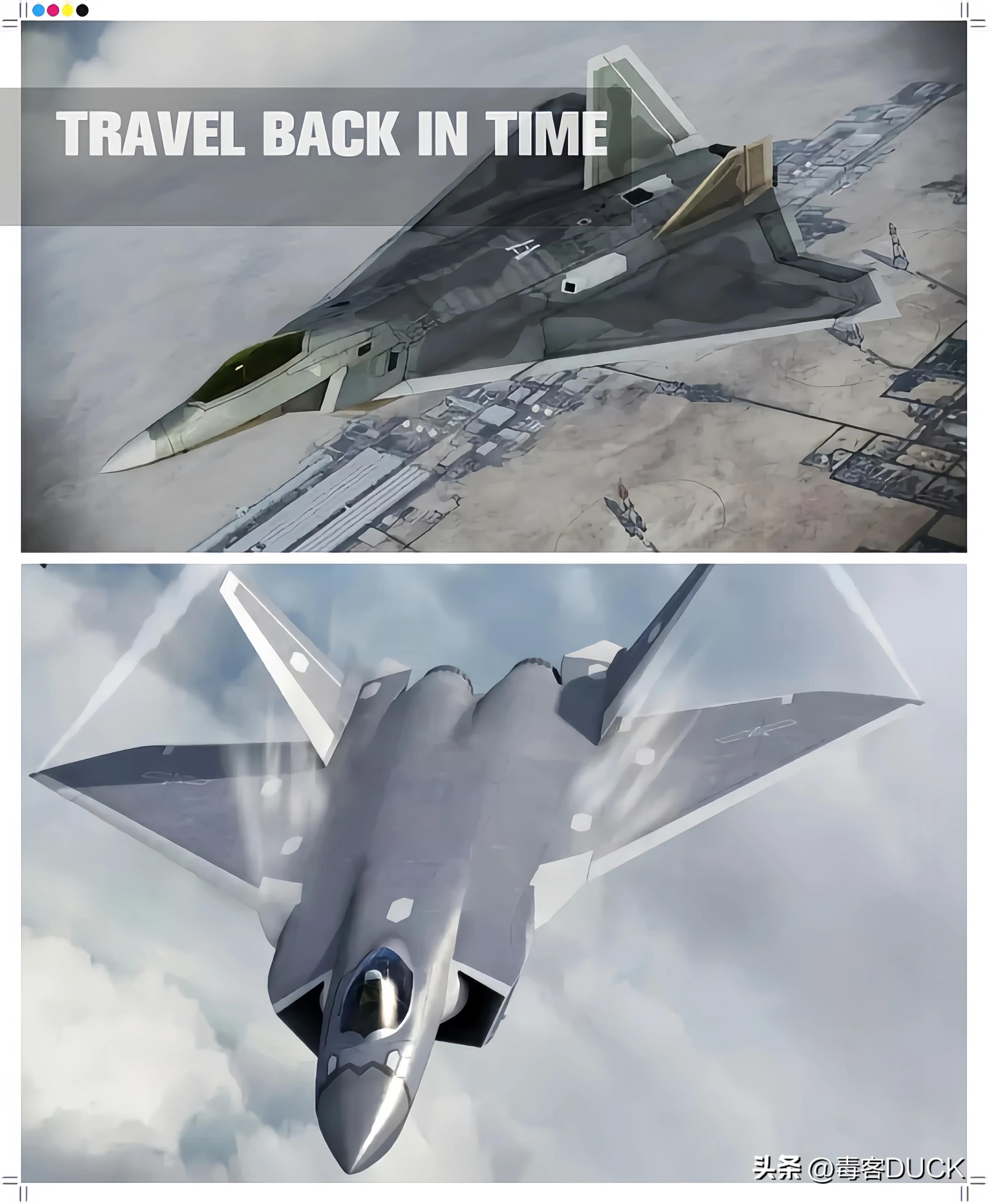 Looking at the future JH-20 fighter jet from the US F-22 combat ...