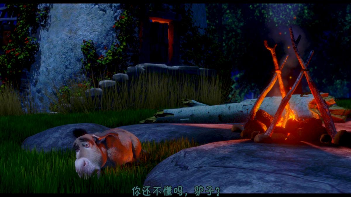 What role does the color change in "Shrek" play in rendering the film's ...