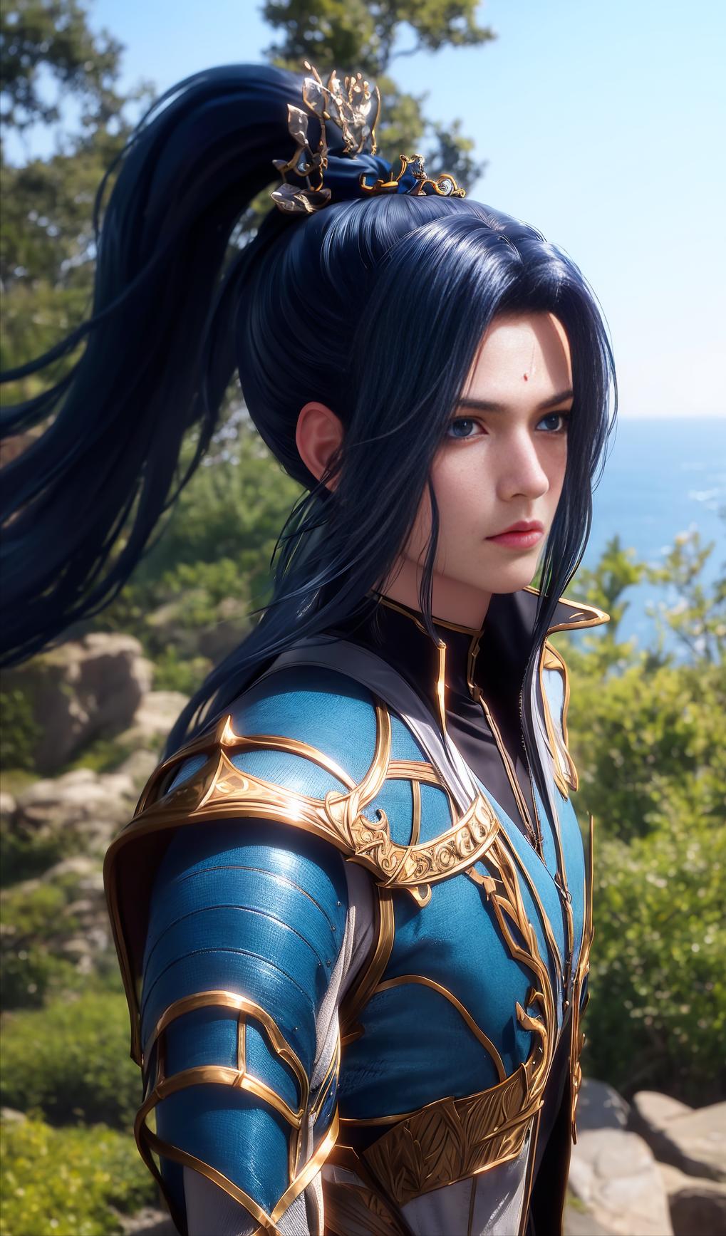 Douluo Continent: This is the first painting of Tang San in the ...