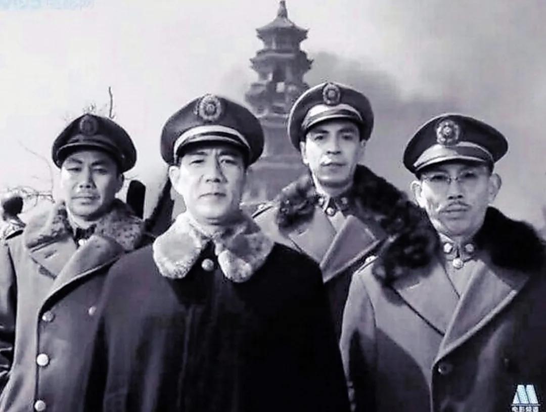 Look at the arrangement of positive and negative roles in the old movie ...