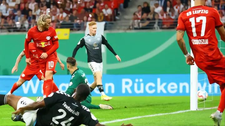 8 goals victory, Leipzig created the biggest victory in the German Cup ...