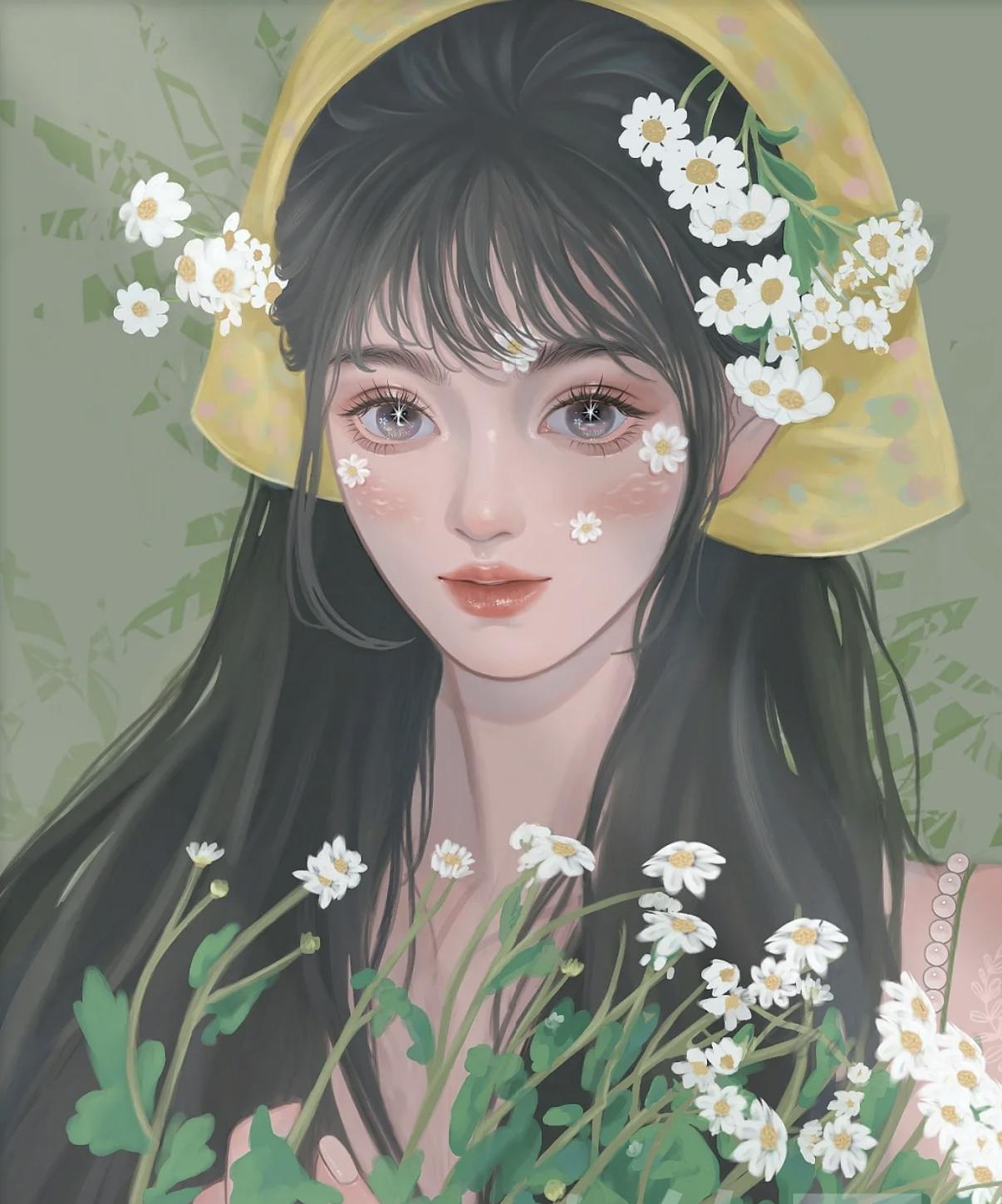 Illustrations of ancient costume avatars, warm souls will eventually ...