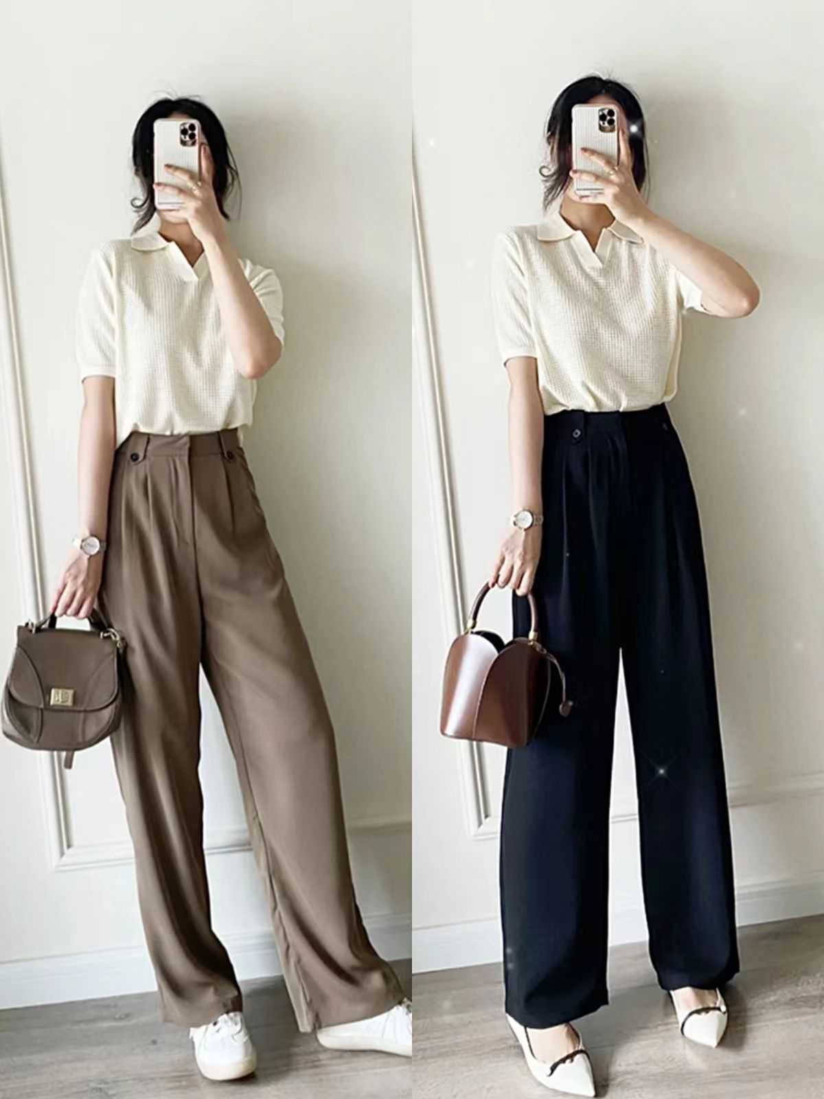 Simple and advanced "light color" wear, gentle, fashionable and white ...