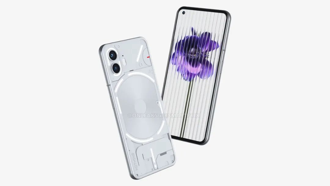 The appearance of Nothing Phone (2) is exposed, with a transparent back ...