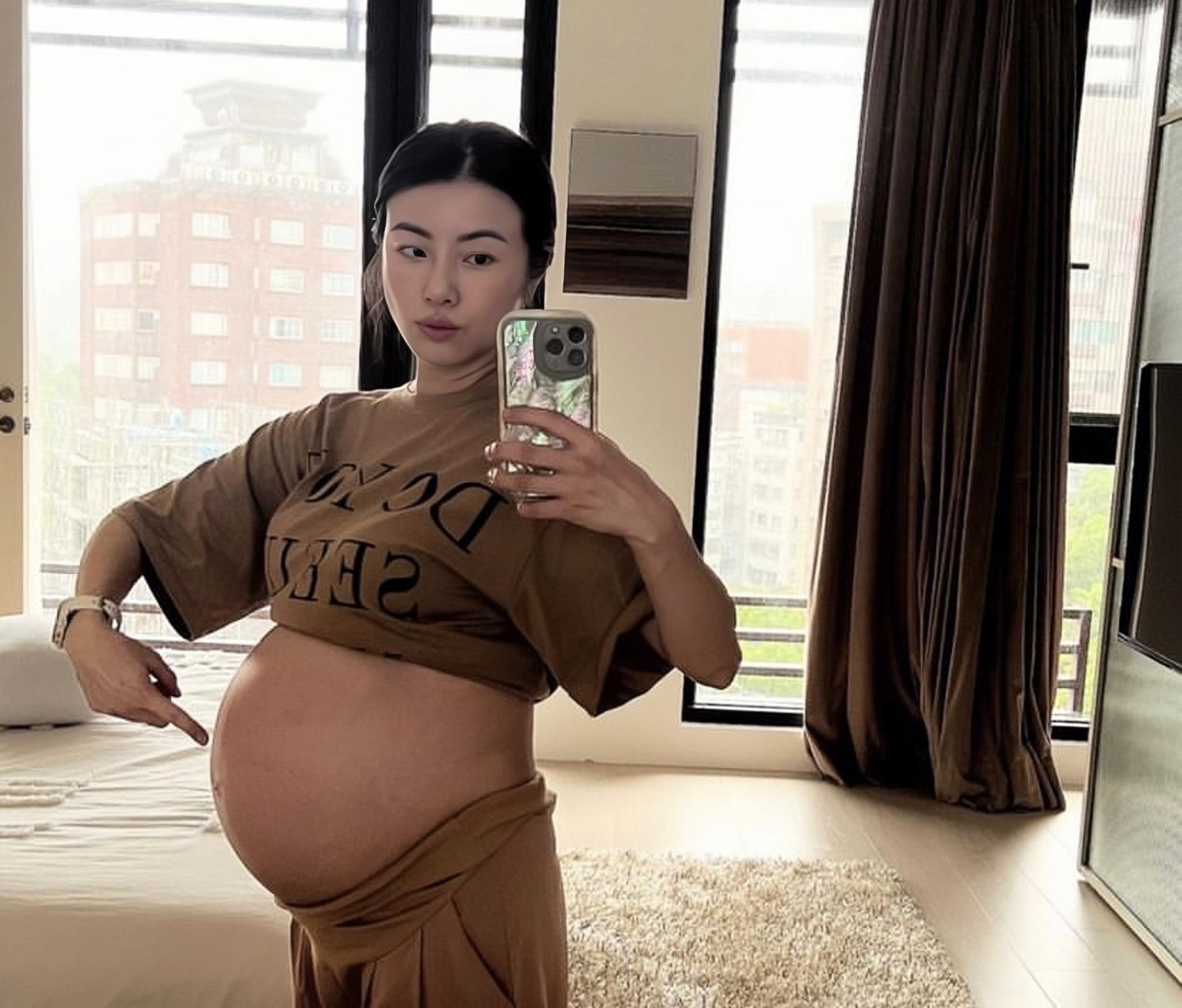 Caesarean section!A well-known Taiwanese actress announced that she was ...