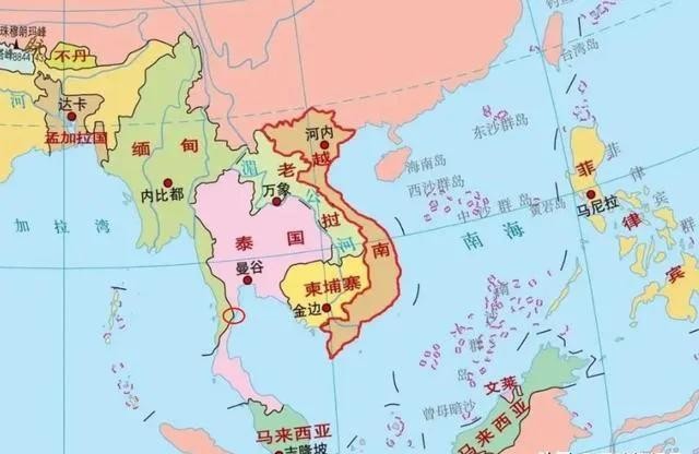 Why does the Chinese Peninsula in the Middle East have the words ...