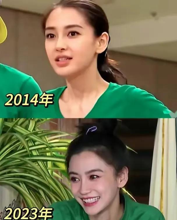 The secret behind Angelababy's reverse growth in appearance is revealed ...