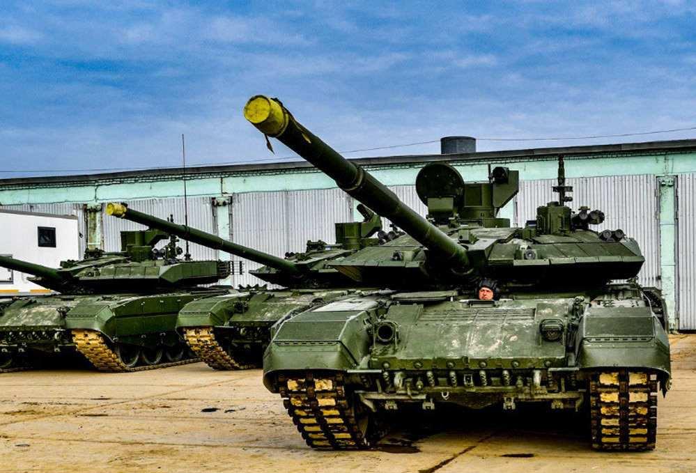 The secret weapon is deployed!The new main battle tanks of the Russian ...