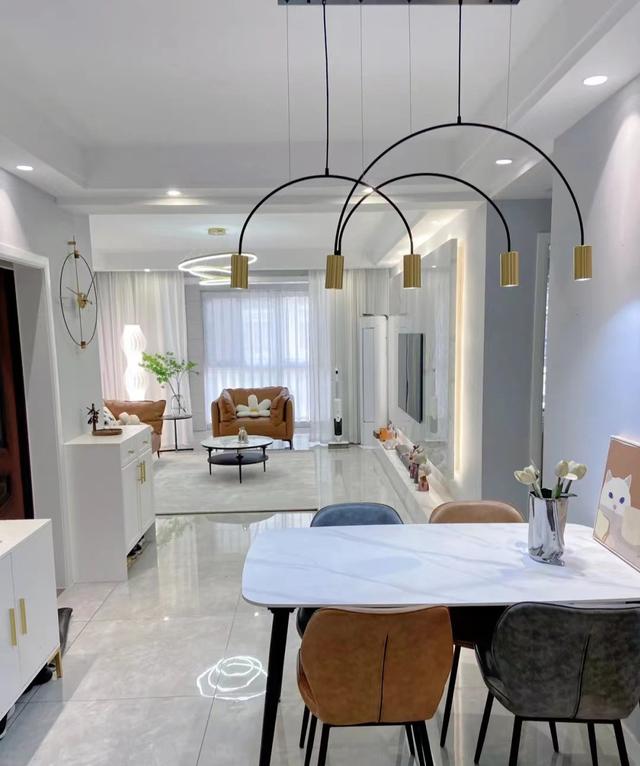 116 square meters of hard decoration only cost 10W, beautiful and ...