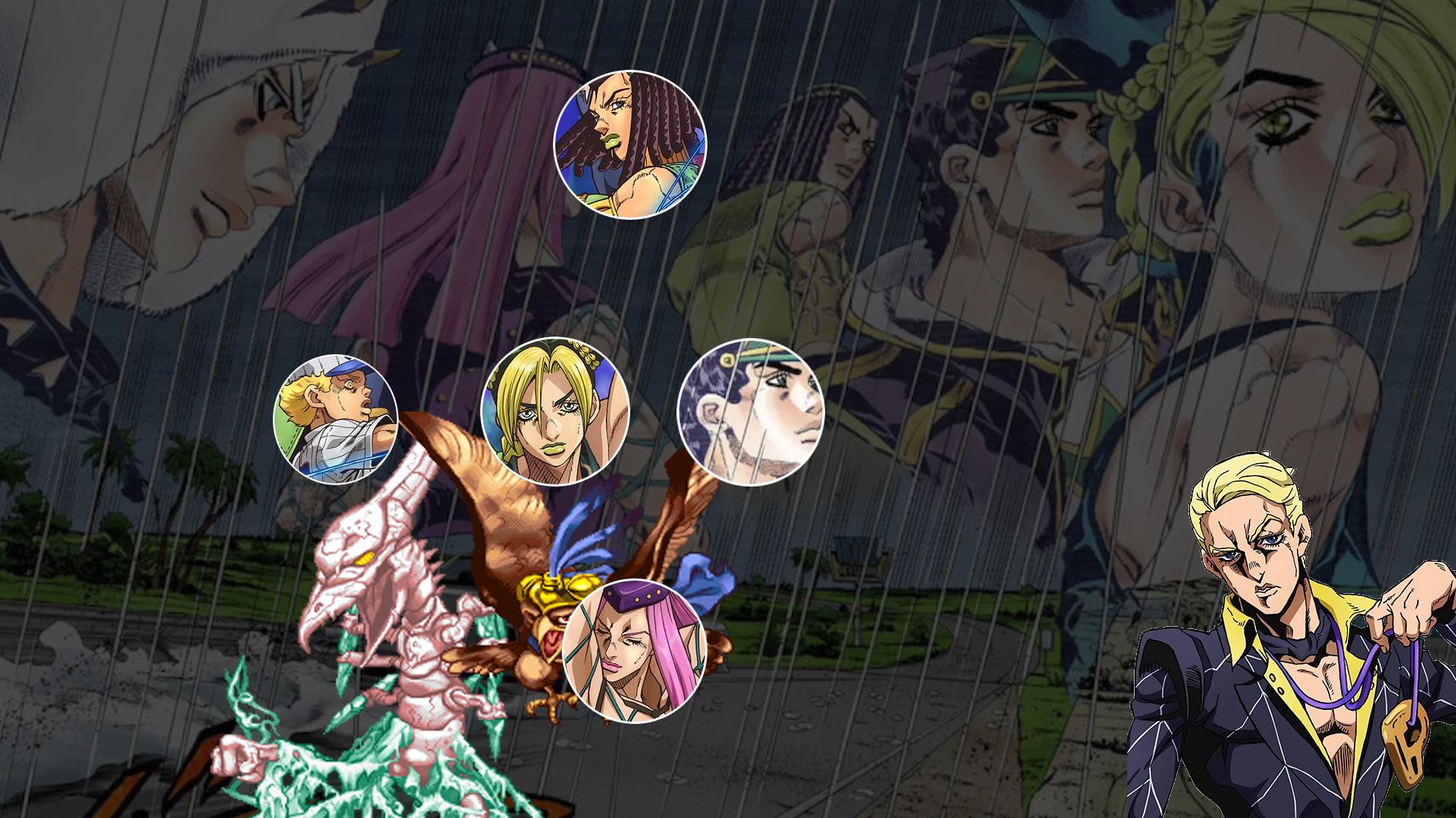 How does JOJO configure a double to rewrite the final ending of Stone ...
