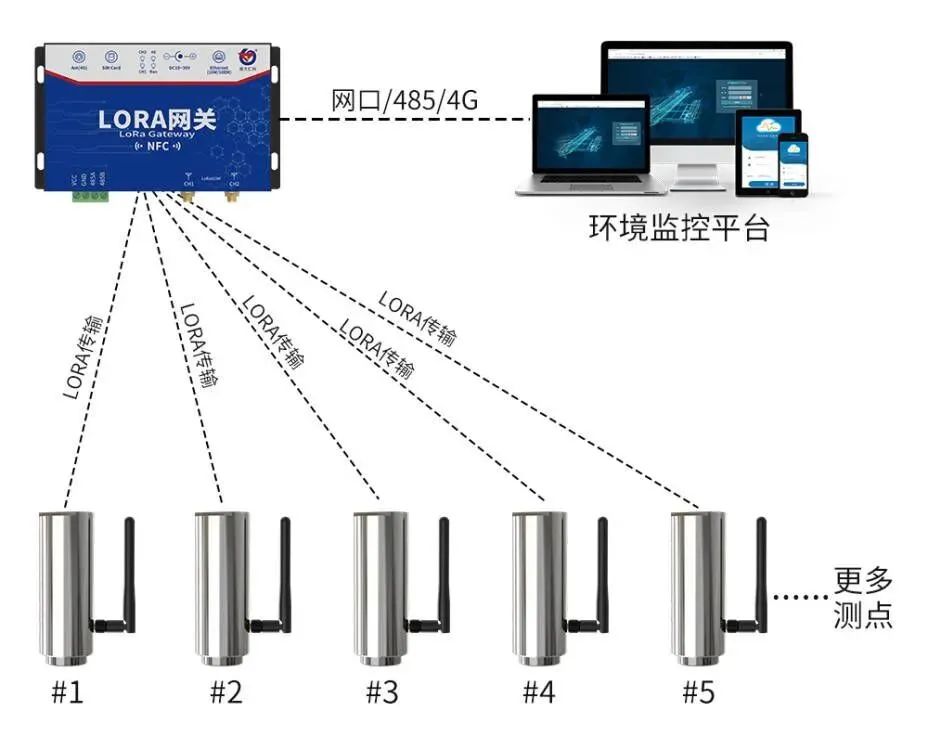 Type characteristics and technical parameters of LoRa temperature ...