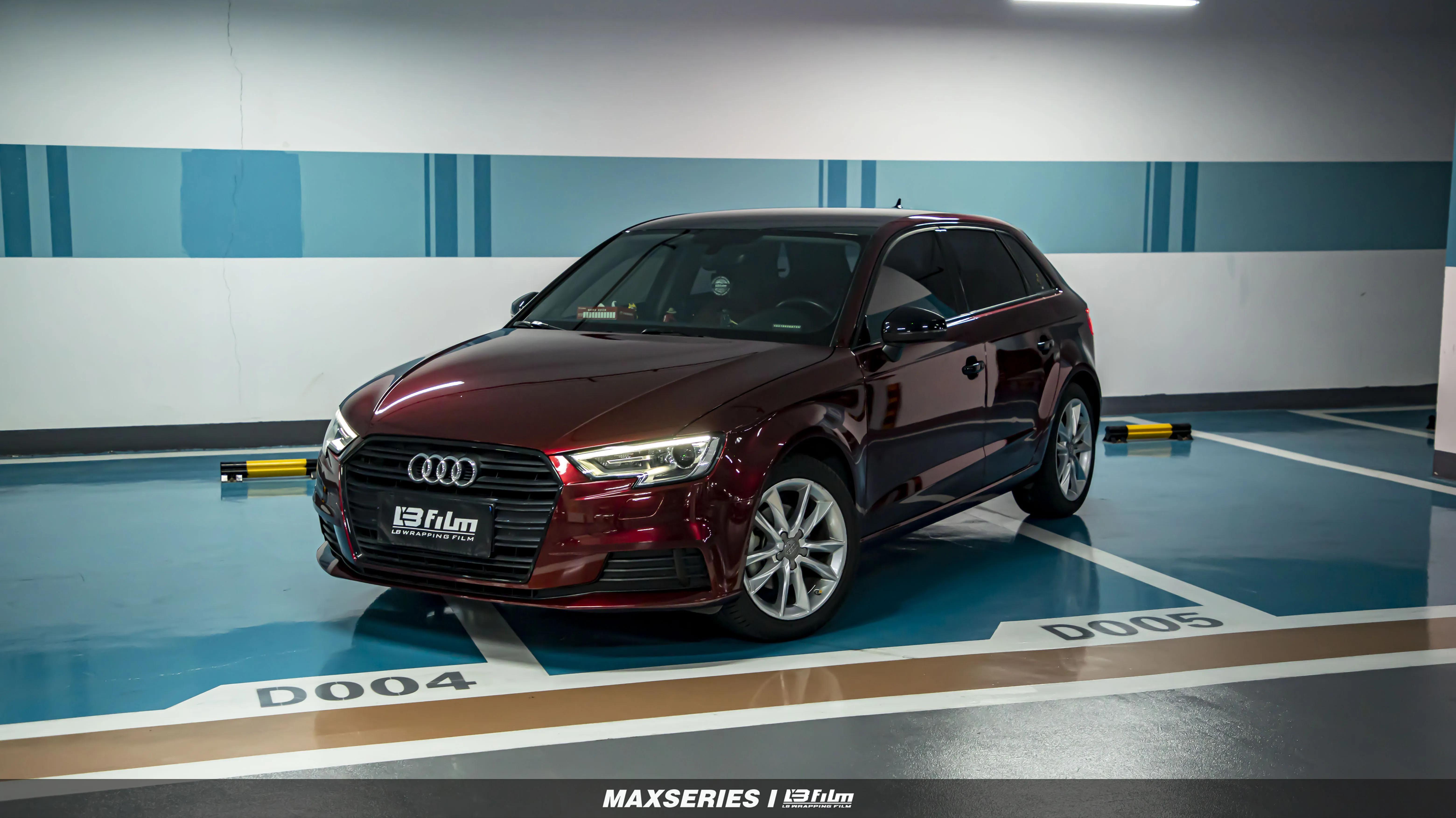 Audi A3 full car stickers LBFILB color change film liquid metal dragon ...