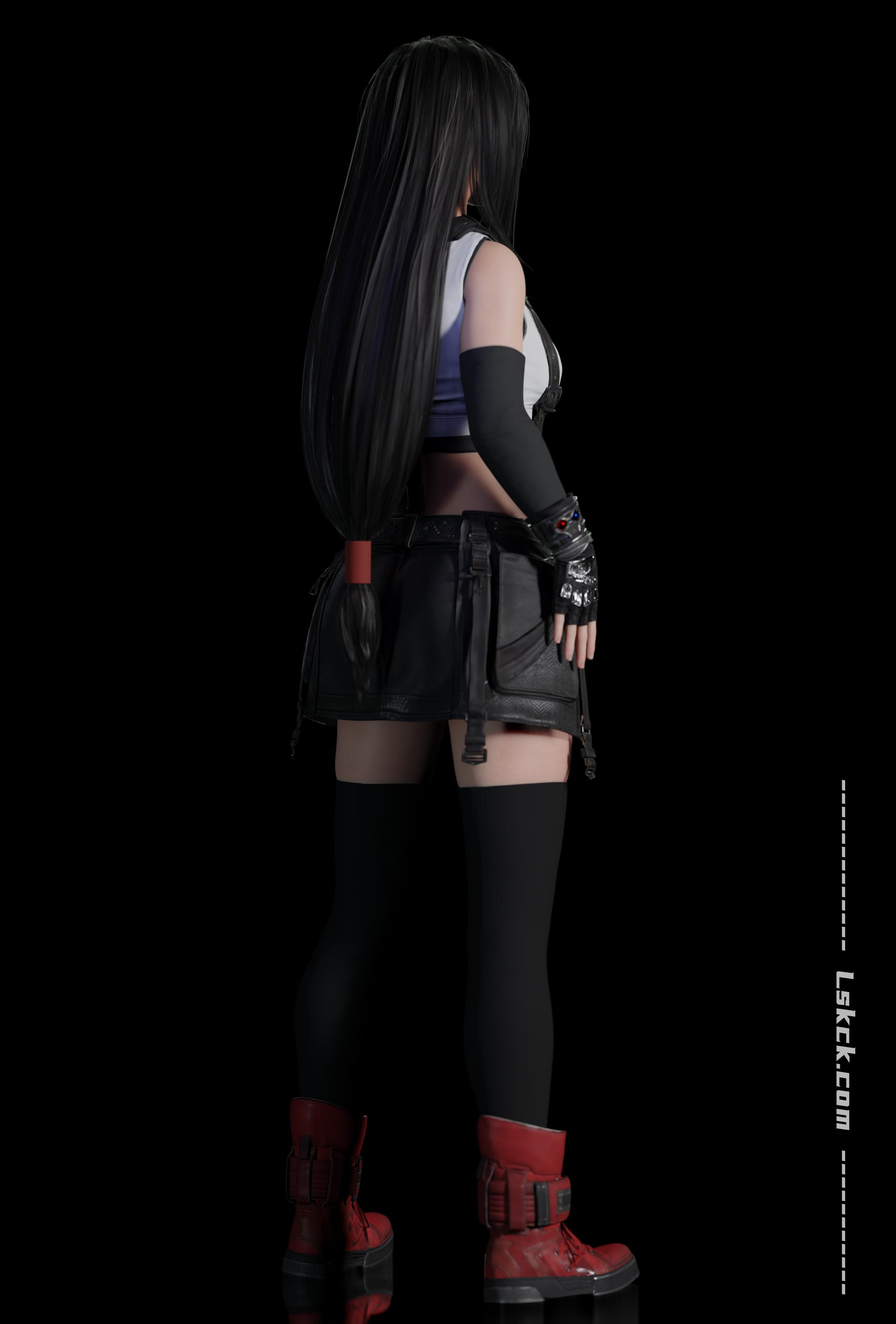 Final Fantasy Tifa Lockhart Blender Model Appreciation - iNEWS