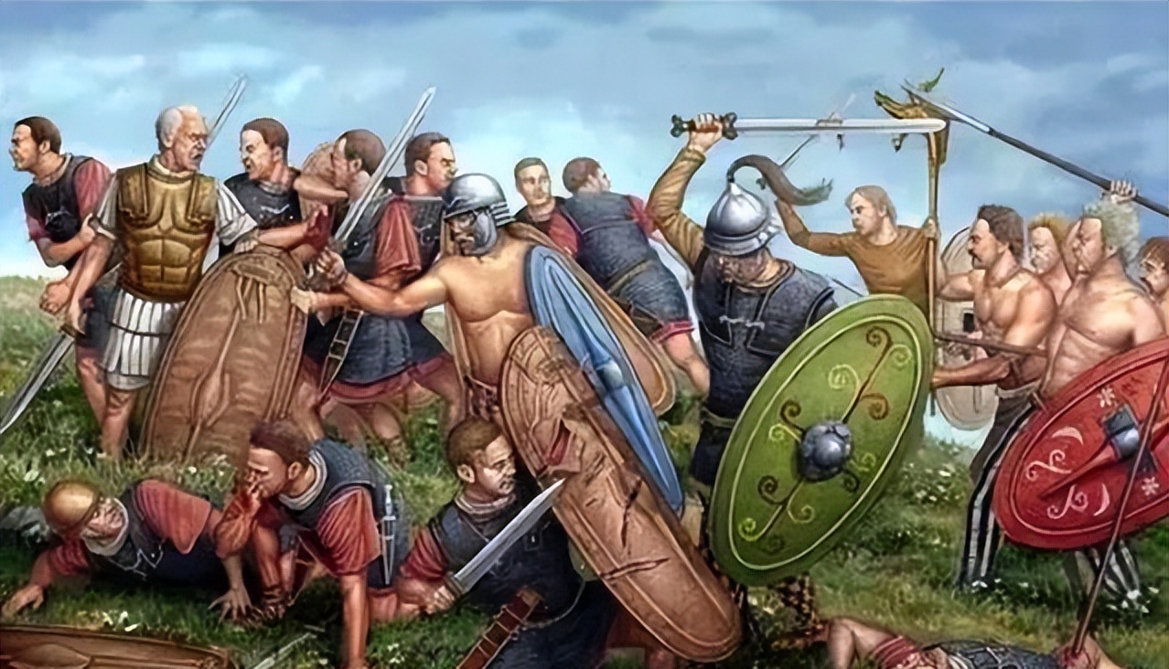 What kind of challenges did the Roman army face in the battle in 378 ...