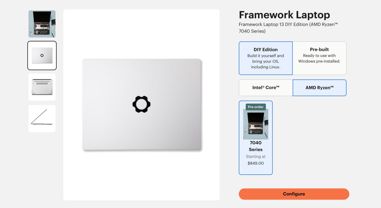 Framework launches modular notebook Laptop 13: equipped with R7 7840U ...