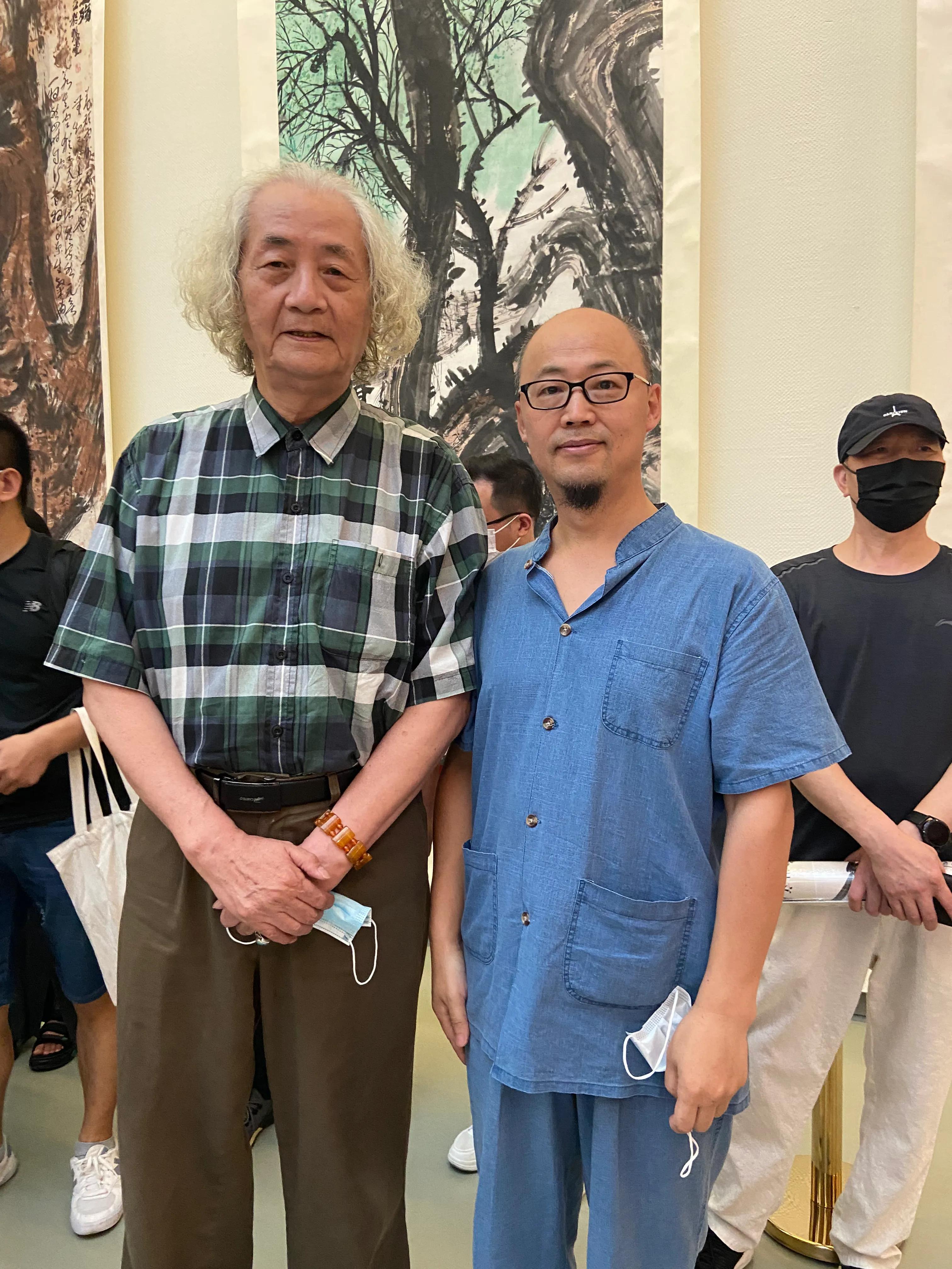 The famous calligrapher and painter Lin Xiaojun was invited to ...