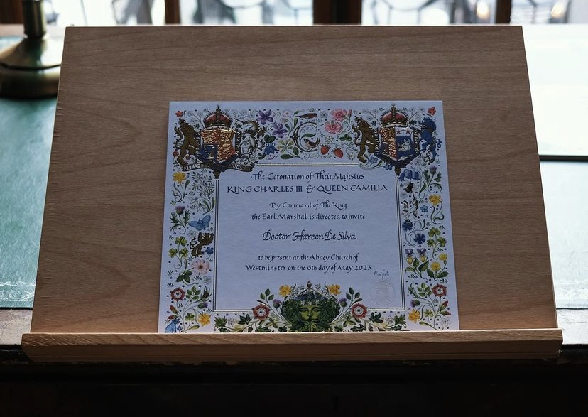 The British royal family officially released the design of the ...