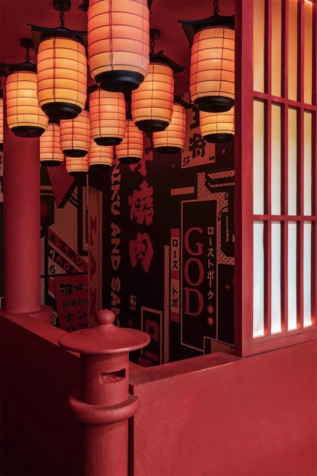 Dining space design: 258㎡ Showa style Japanese restaurant in Guangzhou ...