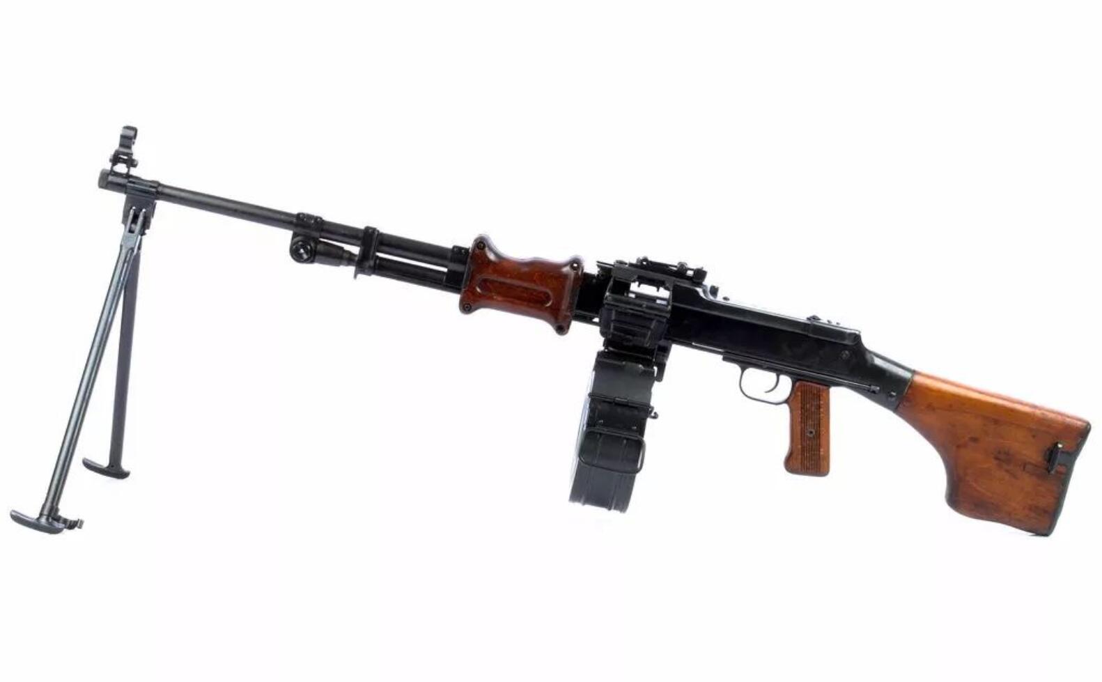 An overview of various types of domestic machine guns, ranging from ...