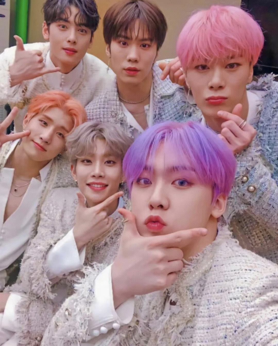 The members of the Korean male music group - ASTRO - iMedia