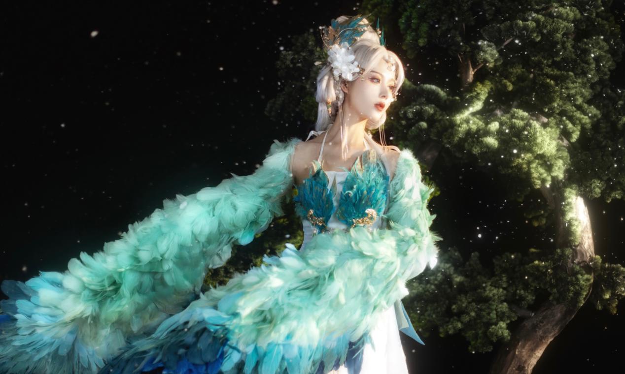 The national wind goddess COS love bird, uses clothing to interpret ...