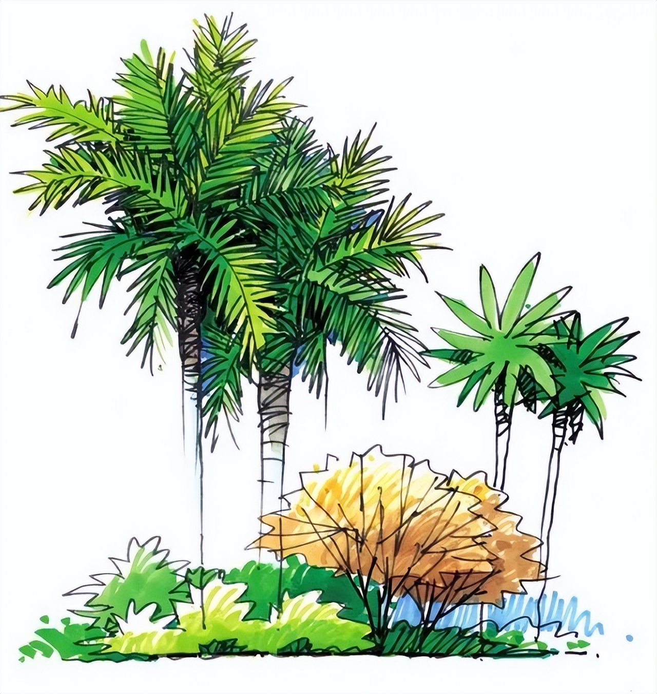 How to draw a landscape by hand?very detailed information - iNEWS