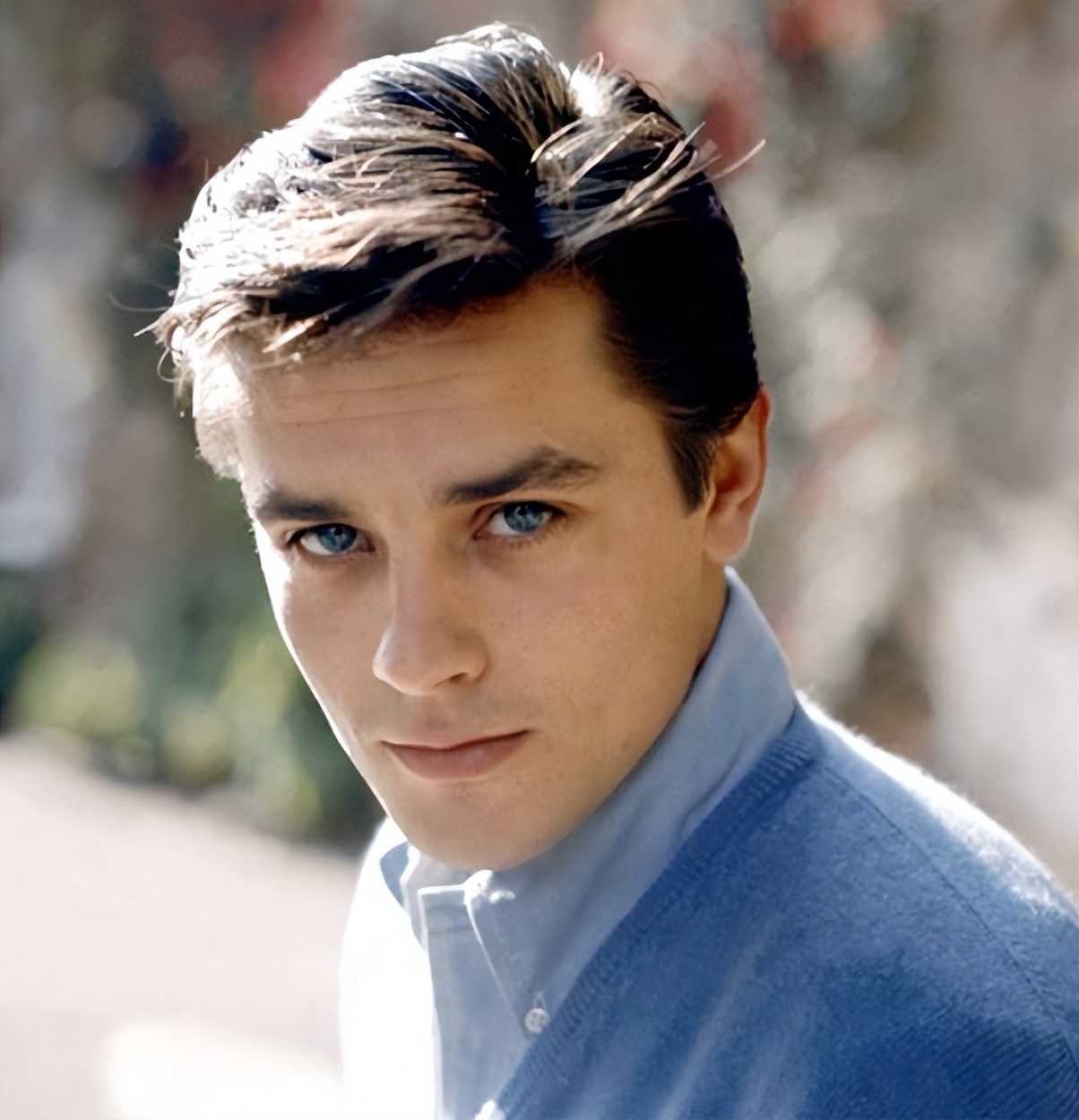 Alain Delon was named the most beautiful man in France back then, and ...