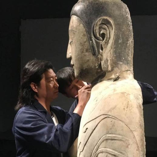 Taiwanese monks "go home" to protect the thousand-year-old Buddha head ...