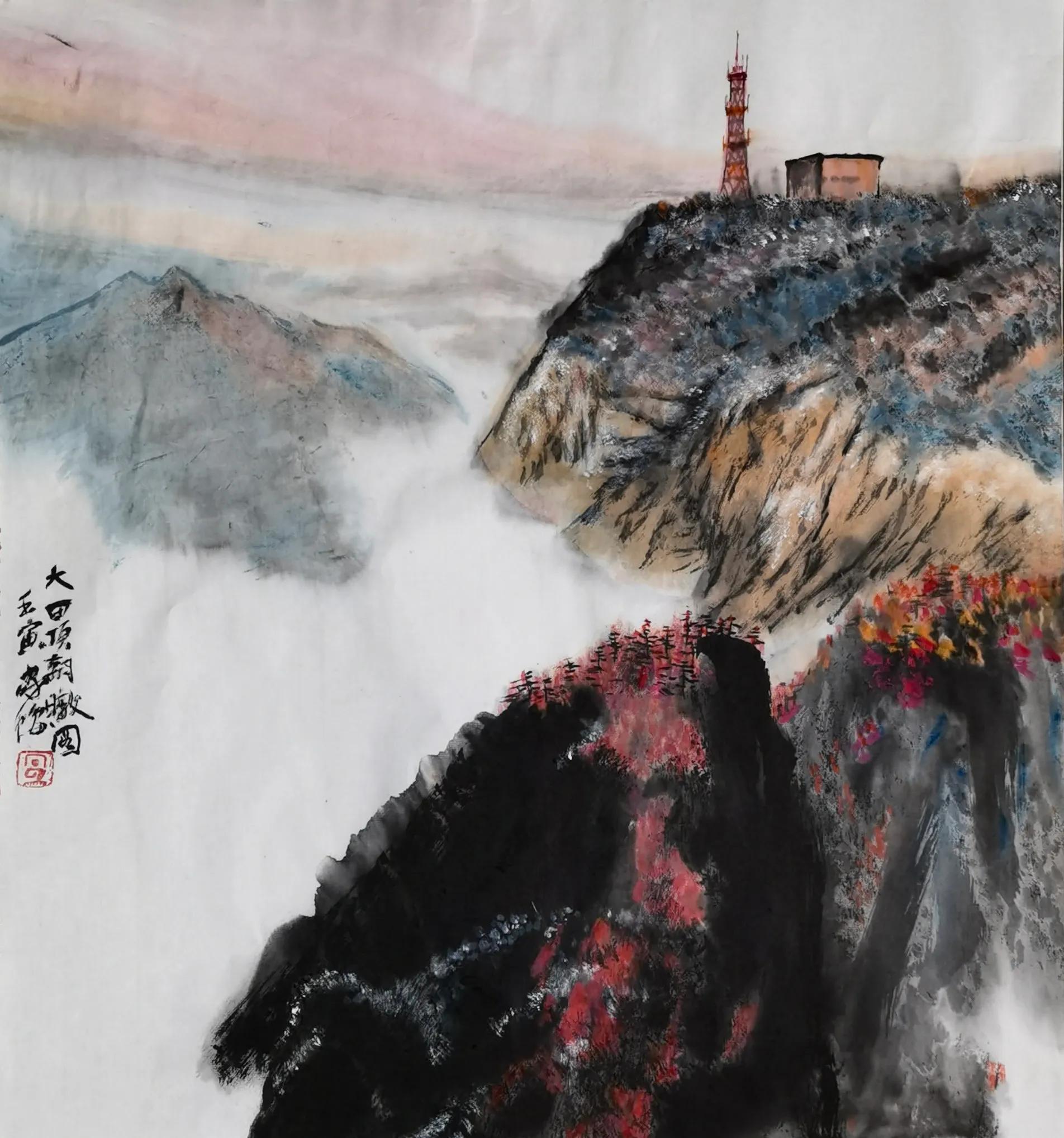 Appreciation of Zhu Jixinyi Dacheng Town Scenery Sketch Series No. 4 ...