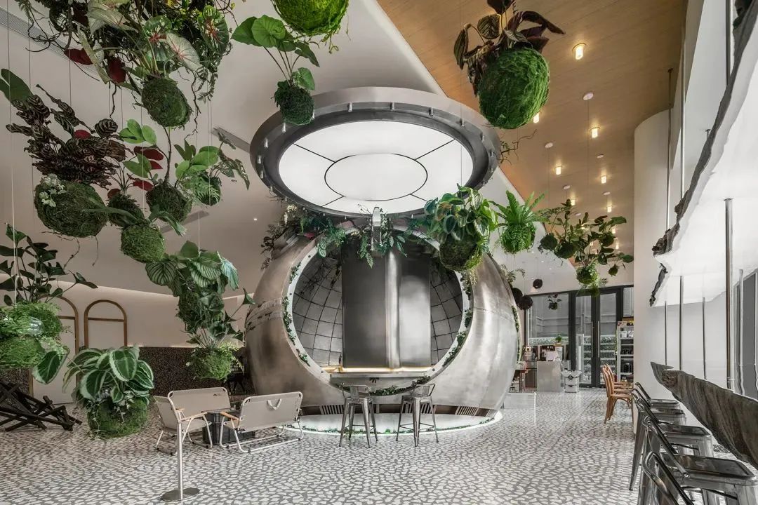 The coffee space design with the theme of interstellar travel will take ...