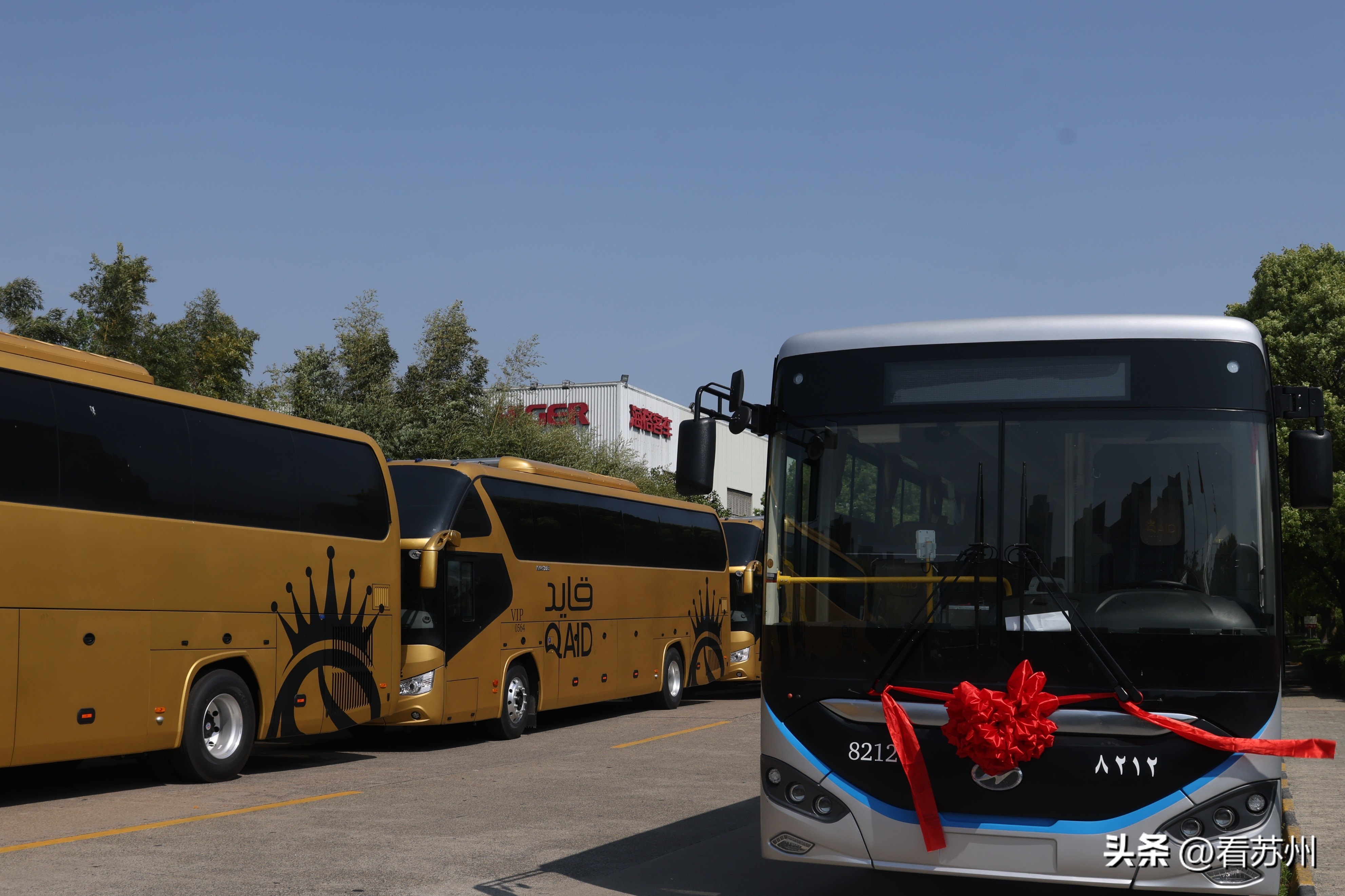 780 units! The largest order of Chinese buses exported to Saudi Arabia ...