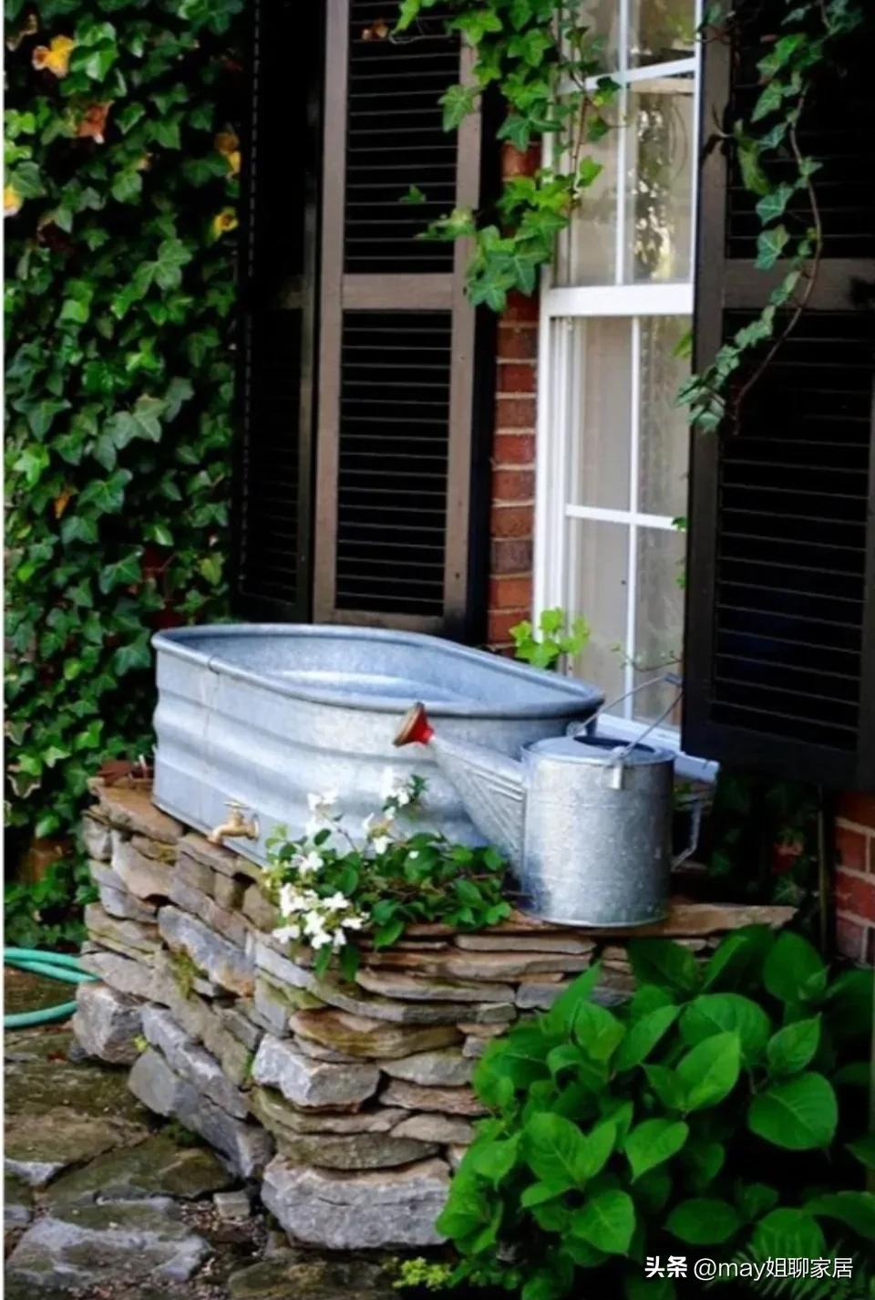 Rustic garden wash basin style, practical and beautiful - iNEWS