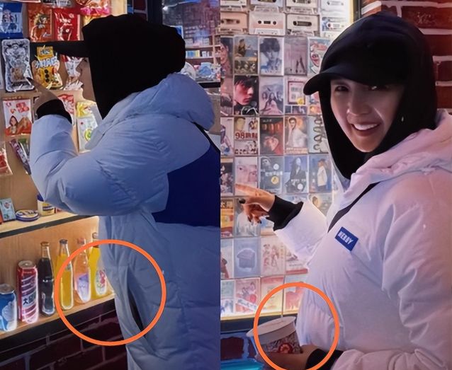 He Jie was exposed to be pregnant with 4 children?Wearing a down jacket ...