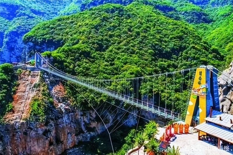 Shanxi's beautiful scenic spot has become popular, the mountains are ...