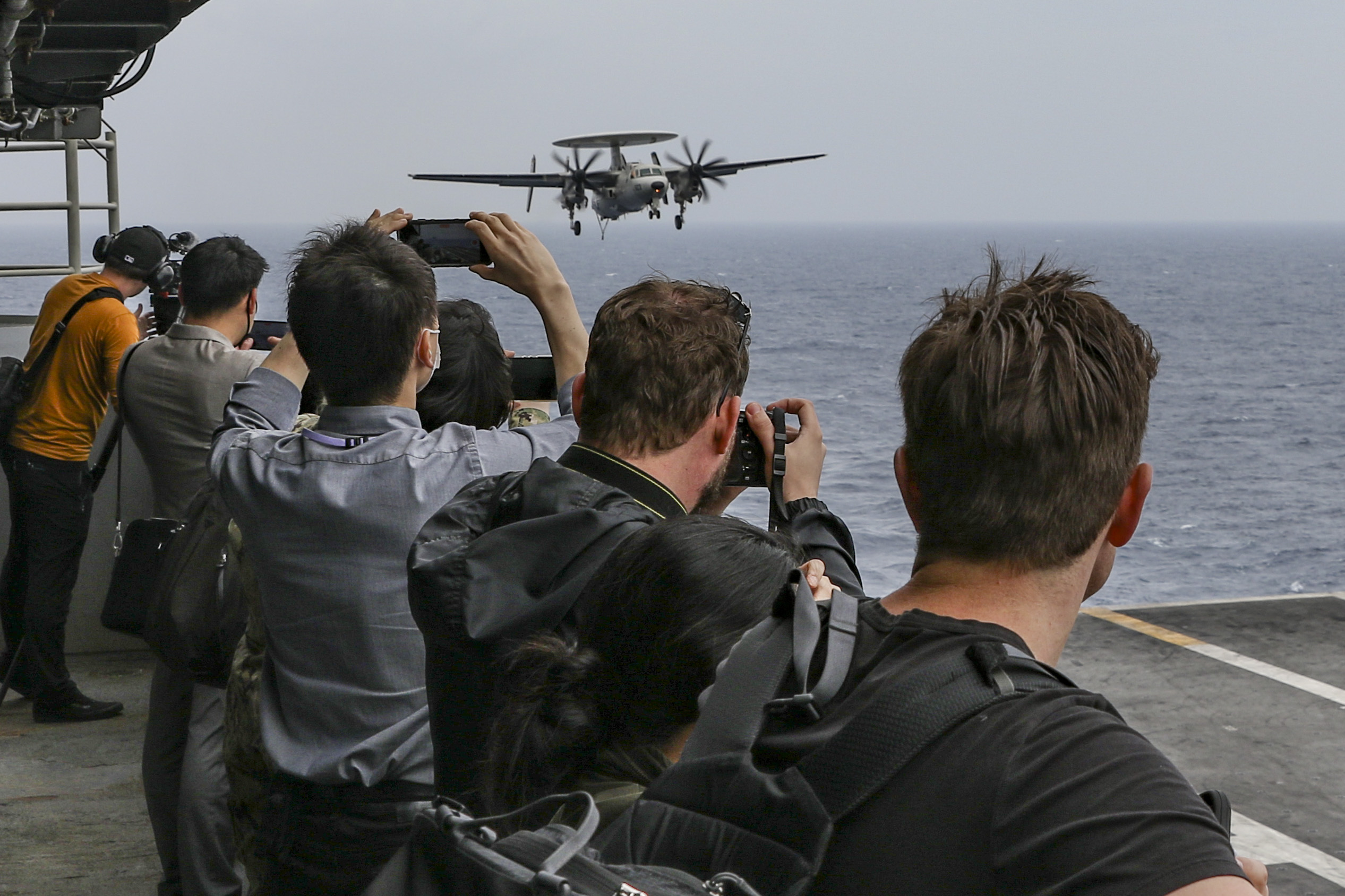 The U.S.-Japan joint military exercise, the Japanese foreign minister ...