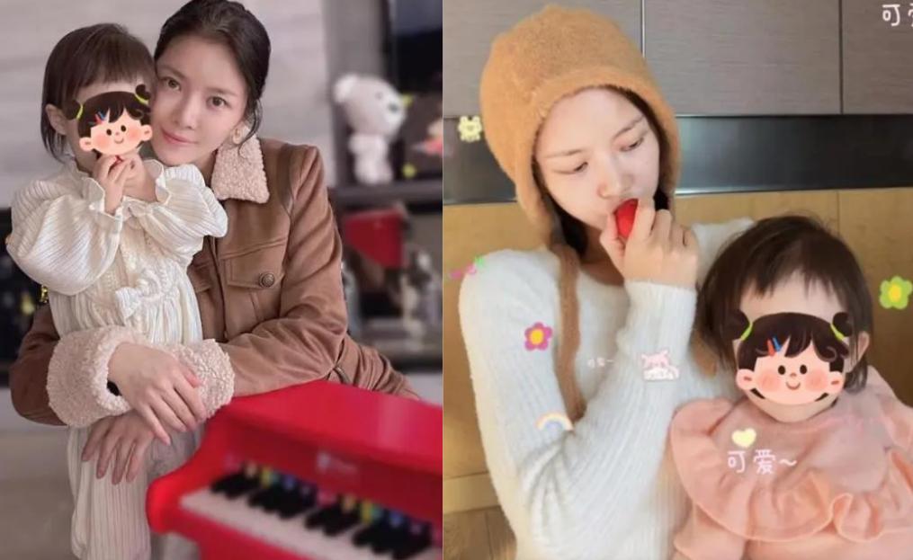 Wang Can posted a warm group photo of mother and daughter, the name of Xiaodan dumplings was ...