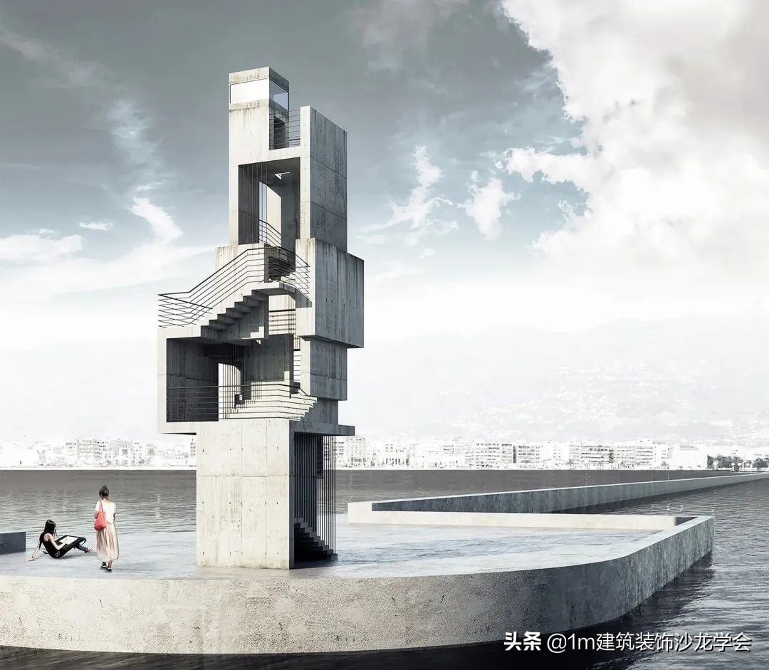 "Fun·New Knowledge" Subverted imagination lighthouse design: bold ...