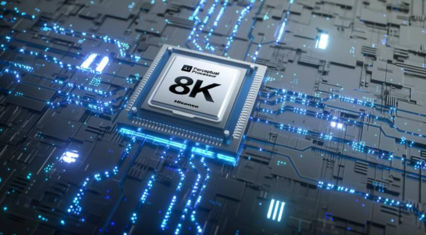 Hisense released five generations of 8K image quality chip upgrades to ...