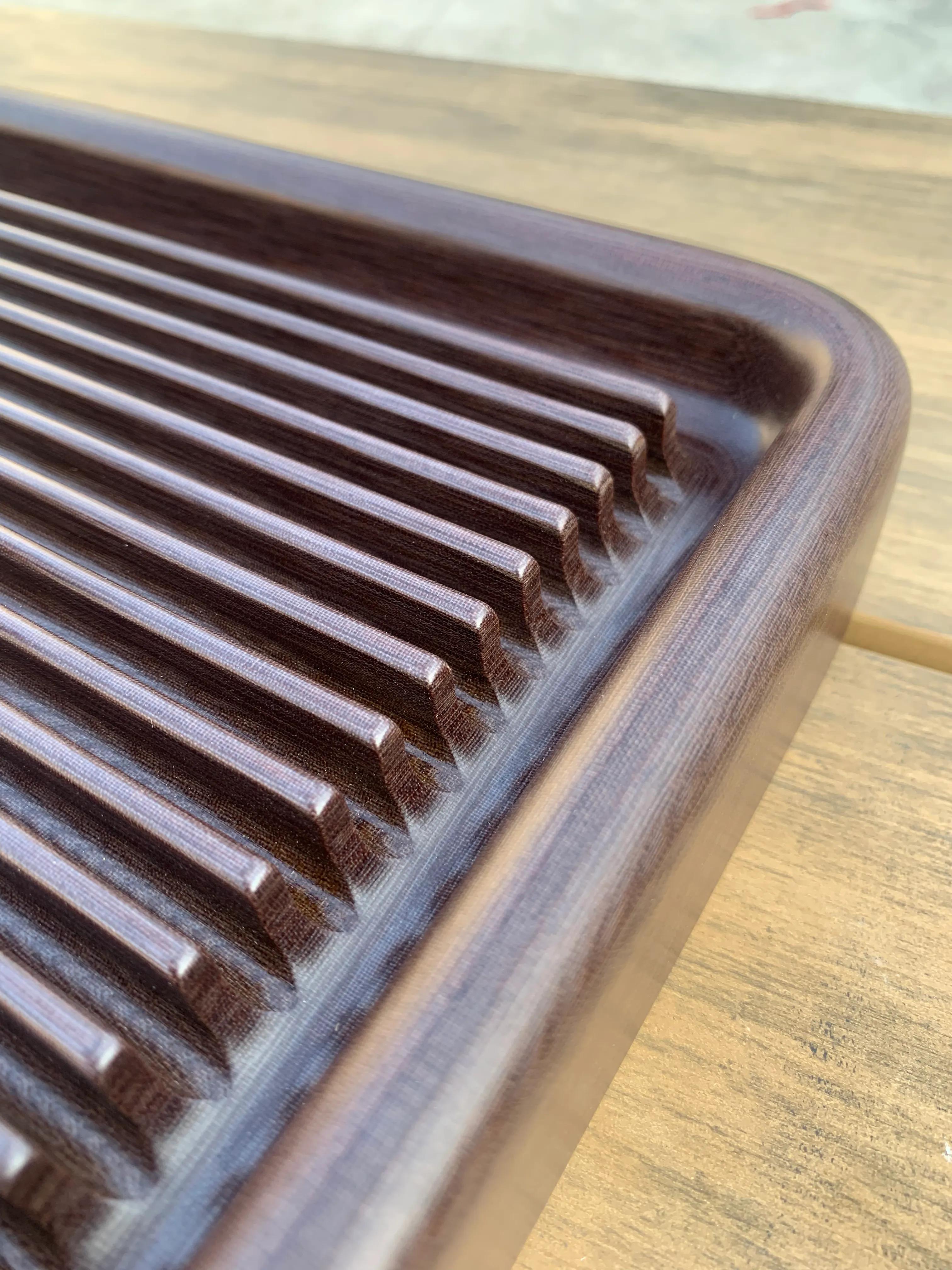 Breeze Elegant Bakelite Tea Tray - Ebony - iNEWS