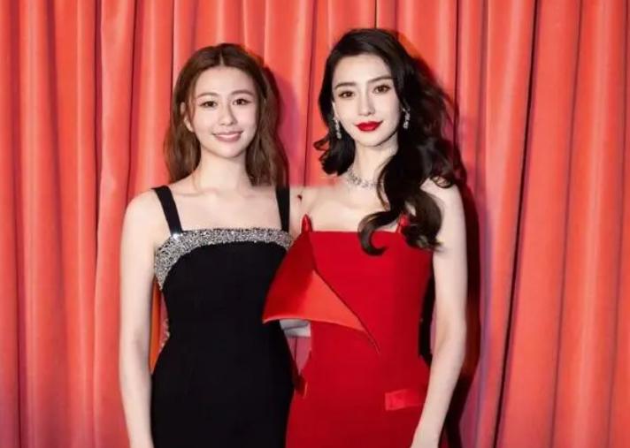 Angelababy made her first announcement after the scandal. She returned ...