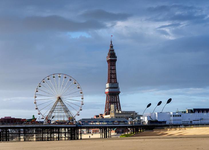 Three-year, £250,000 construction of Blackpool Tower officially begins ...