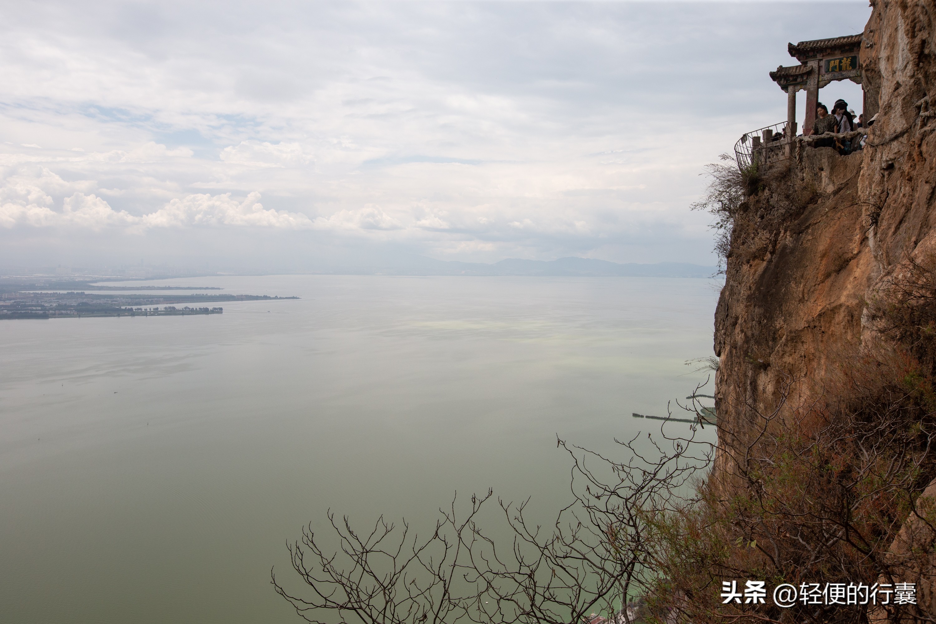 The real shot of the Longmen cliff plank road in Xishan, Kunming is ...