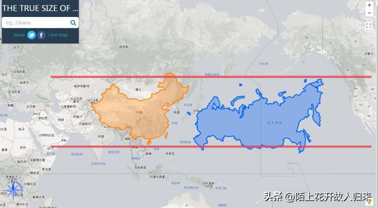 It turns out that the map is all wrong - the most realistic comparison ...