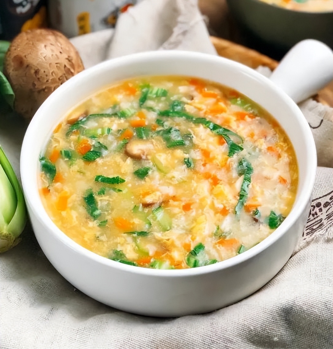 Golden gong, ham, yam and hibiscus soup, I don't allow you to cook fast ...