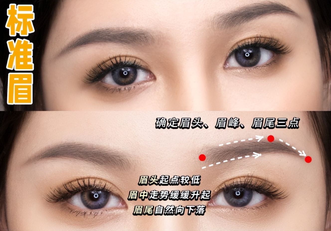 6 eyebrow drawing methods suitable for different face shapes - iMedia