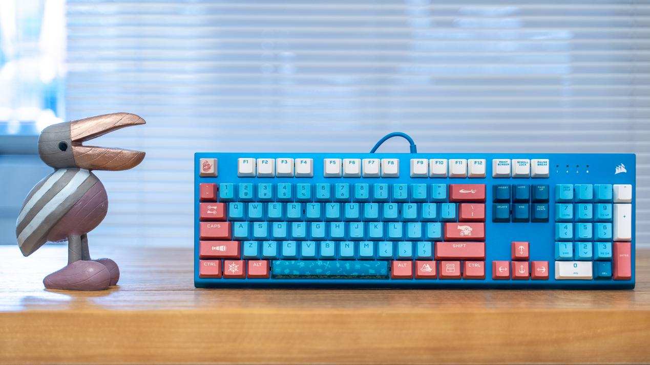 Give the code words a little more color-CORSAIR Azure Sea RGB cherry ...
