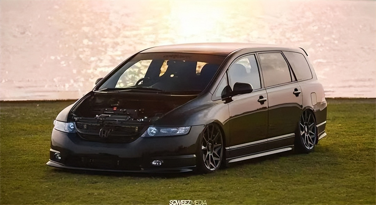 #HF#low state#Honda Odyssey modified AIRBFT pneumatic shock absorber case - iNEWS